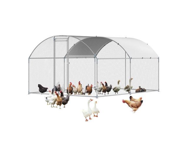Click here for Metal Chicken Coop 9.8x13.1x6.5 ft Walk-in Chicken... prices