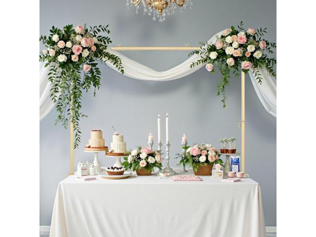 Click here for 2Pcs Over The Table Rod Stand with Clamp Arch Fram... prices