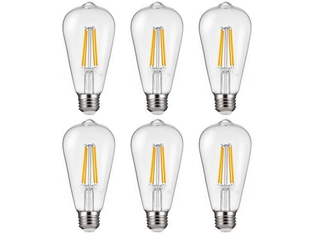 Click here for 6 Pack Edison Bulbs LED ST19 7W Dimmable 800 Lumen... prices