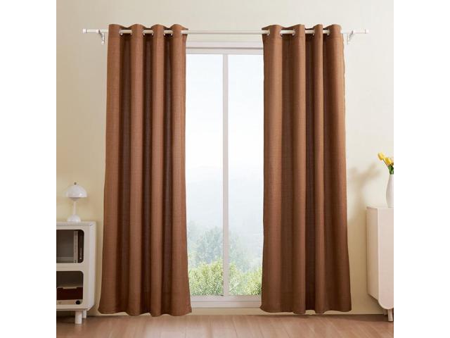 Click here for Natural Linen Curtains 52 x 84 inch 2 Panels Set G... prices