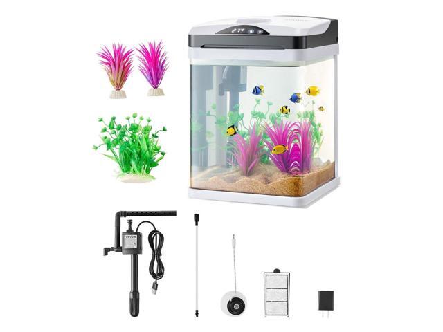 Click here for 2 Gallon Fish Tank Aquarium LED Smart Square Clear... prices