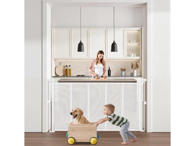 Click here for Retractable Baby Gate 34 in Tall Extend to 55 in W... prices