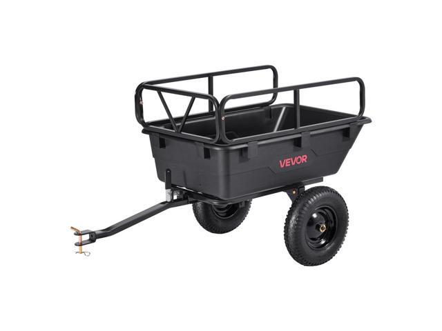 Click here for VEVOR Dump Trailer 500 lbs 10 Cu. Ft Tow Behind Pl... prices