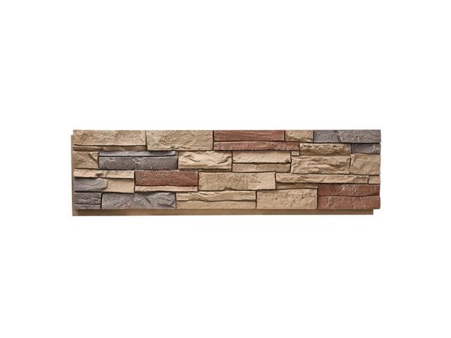 Click here for Faux Stacked Stone Wall Panel 45.6x12.8 in PU Arti... prices
