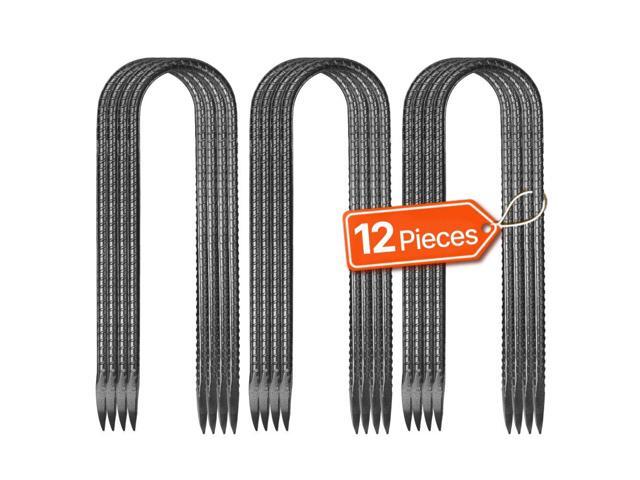 Click here for 10-Inch 12 Pack Rebar Stakes Heavy Duty U Shape Ga... prices