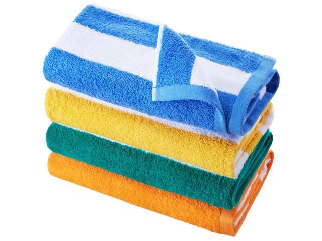 Click here for Beach Towel 4 Pack Large Pool Towel 30 x 60 in 100... prices