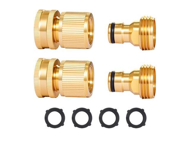Click here for 2 Set 3/4 Garden Hose Quick Connect Solid Brass Wa... prices