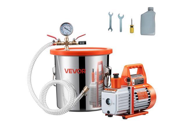 Click here for 3.5 CFM Single Stage Vacuum Pump 3 Gallon Stainles... prices