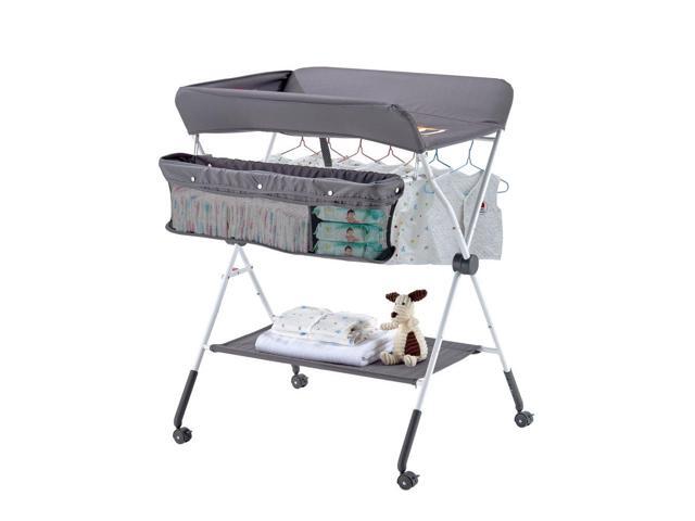Click here for Foldable Baby Changing Diaper Station with Side Ba... prices