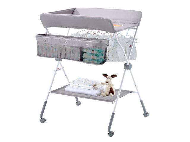 Click here for Foldable Baby Changing Diaper Station with Side Ba... prices
