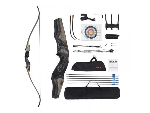 Click here for 60in Takedown Recurve Bow Wooden Bow Arrow Kit Rig... prices