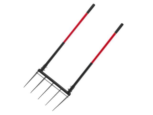 Click here for 5 Tine Broad Fork Tool Heavy Duty U-Shaped Pitch F... prices