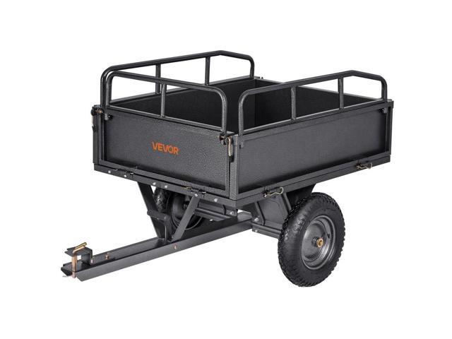 Click here for VEVOR Garden Utility Trailer  10 Cu. Ft & 500lbs C... prices