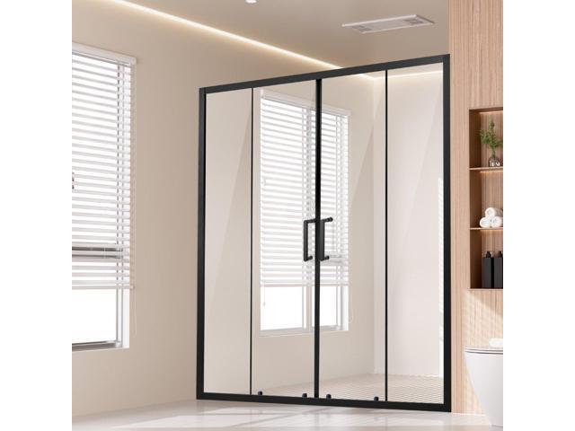 Click here for Semi-frameless Double Sliding Shower Door 1/4 in S... prices