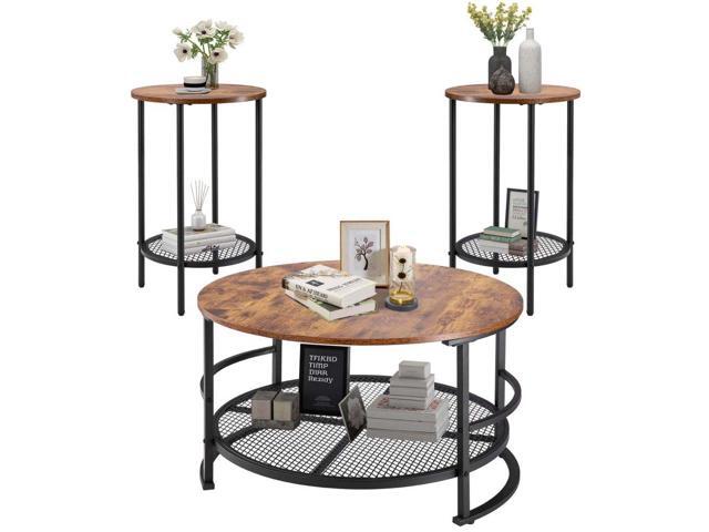 Click here for VEVOR 3 Pieces Round Coffee Table Sets  31.5 in In... prices