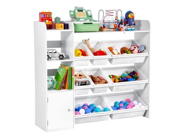 Click here for VEVOR Kids Toy Storage and Bookshelf  4-Tier Toy S... prices