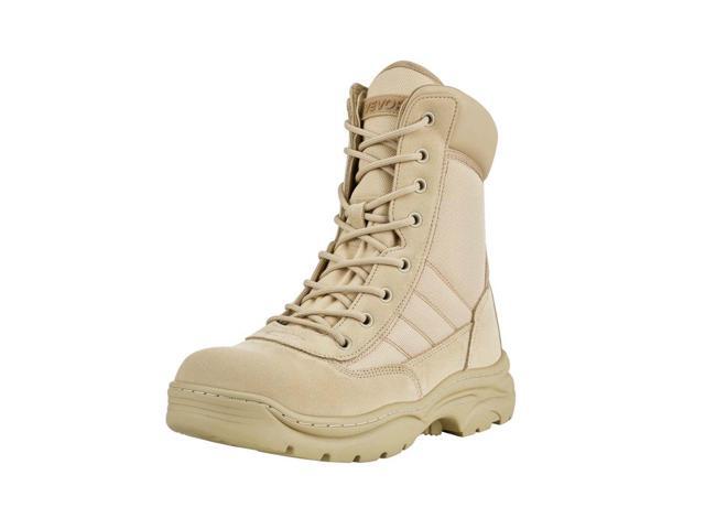 Click here for Mens Military Tactical Boots 8 Inch Sand-color Sid... prices