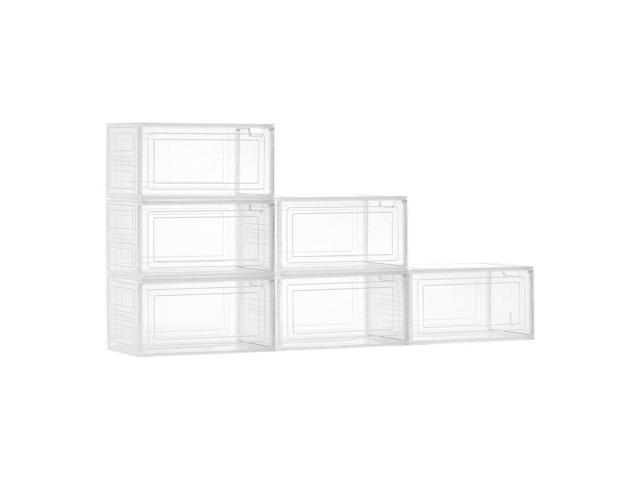Click here for Shoe Storage Boxes 6 Pack Stackable Shoe Boxes US... prices