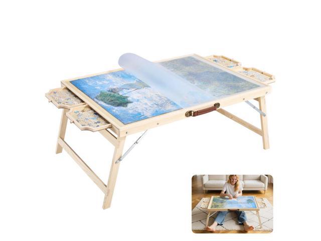 Click here for 1500 Piece Puzzle Board with Folding Leg Drawer Po... prices