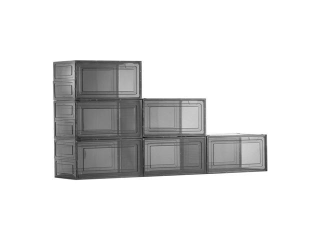 Click here for Shoe Storage Boxes 6 Pack Stackable Shoe Boxes US... prices