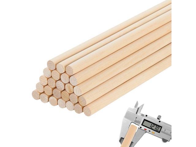Click here for 25Pcs Wooden Dowel Rods 1/2 x 12 Inch Natural Wood... prices