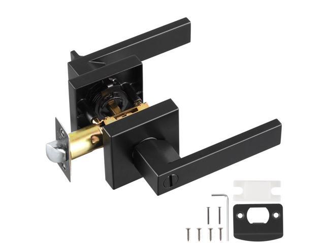 Click here for Privacy Door Handle 1 PC Matte Black Square Door L... prices