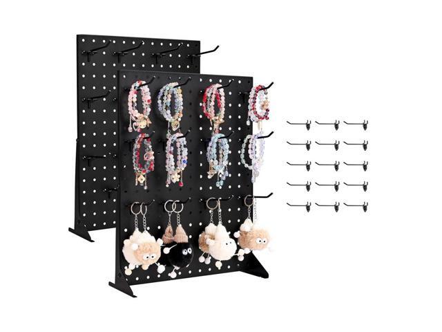 Click here for Pegboard Display Stand with 15 Hooks Pegboard Pane... prices