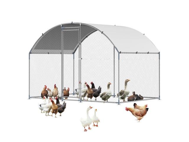Click here for Metal Chicken Coop 9.8x6.5x6.5ft Walk-in Chicken R... prices