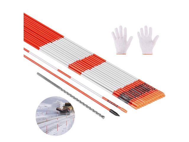 Click here for 200Pcs Reflective Driveway Markers 1/4 Dia 48 in S... prices