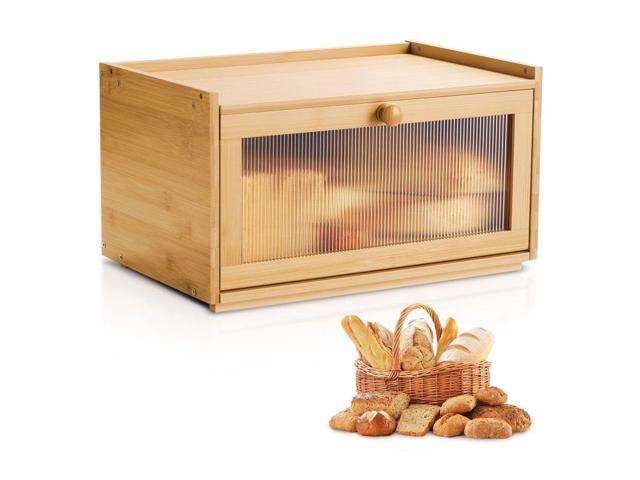 Click here for Bread Box for Kitchen Counter Large Capacity Bambo... prices