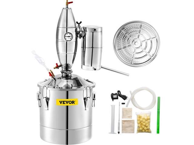 Click here for VEVOR 50L 13.2Gal Water Alcohol Distiller 304 Stai... prices