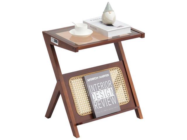 Click here for VEVOR Rattan Coffee Table  Z-Shaped Rattan Woven B... prices