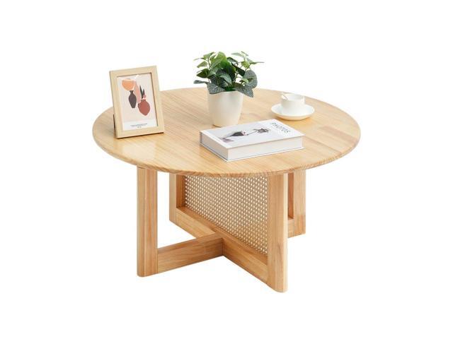 Click here for VEVOR Rattan Coffee Table  Round Rattan Woven Wood... prices