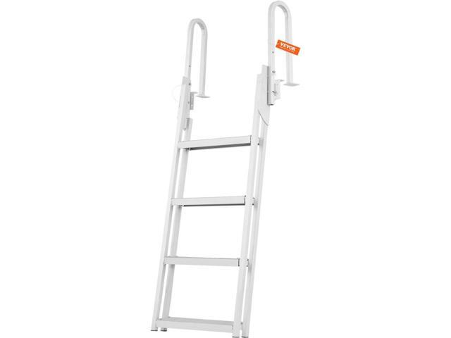 Click here for VEVOR Dock Ladder Flip Up 4 Steps  350lbs Load Cap... prices