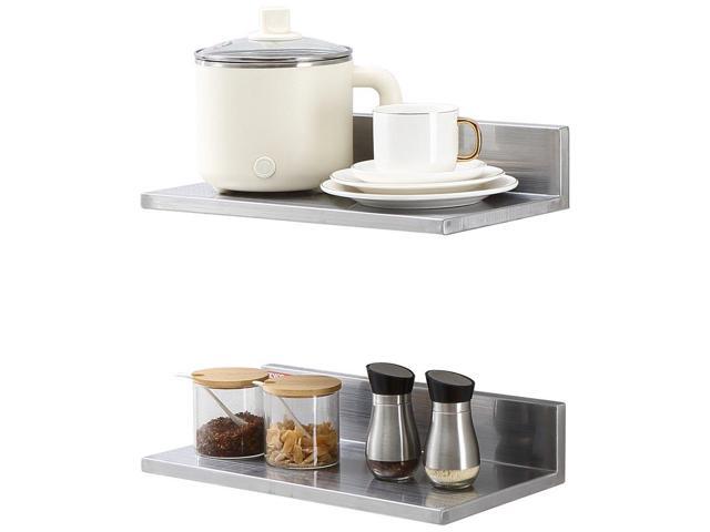 Click here for VEVOR 8.6 x 16 Stainless Steel Shelf  Wall Mounted... prices