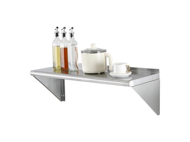 Click here for VEVOR 12 x 36 Stainless Steel Shelf  Wall Mounted... prices