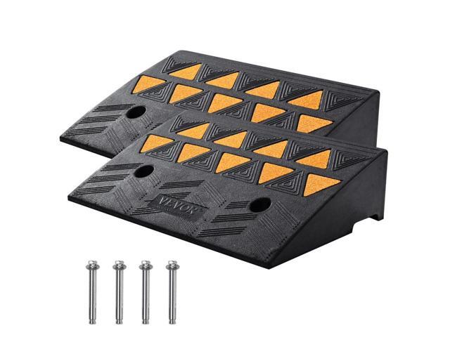 Click here for VEVOR Rubber Curb Ramp 2 Pack  5 Rise Height Heavy... prices