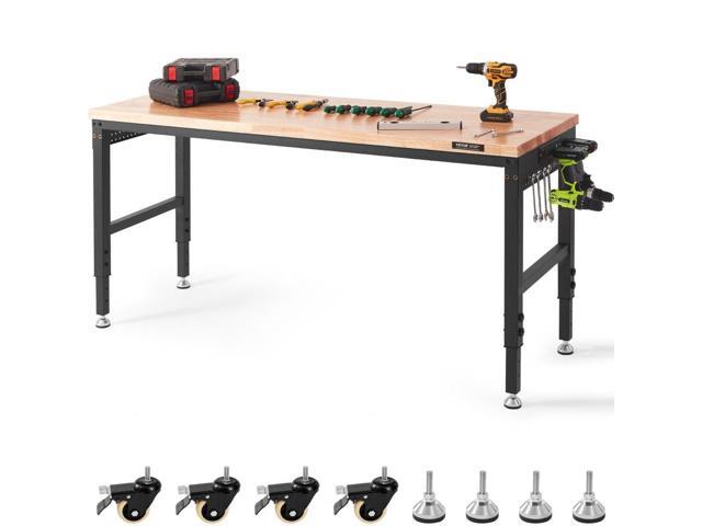 Click here for VEVOR Adjustable Workbench  72 L X 25 W Garage Wor... prices