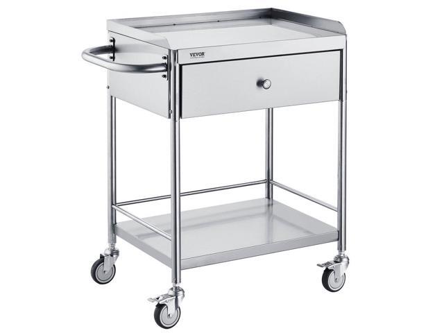 Click here for VEVOR Medical Cart  2-Layer Stainless Steel Cart 2... prices