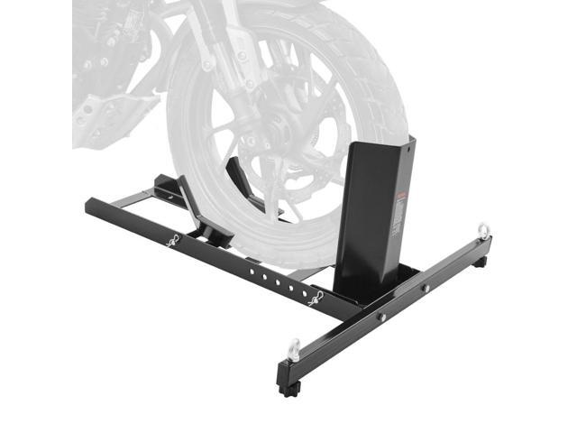 Click here for VEVOR Motorcycle Wheel Chock Upright  1800 lbs Cap... prices