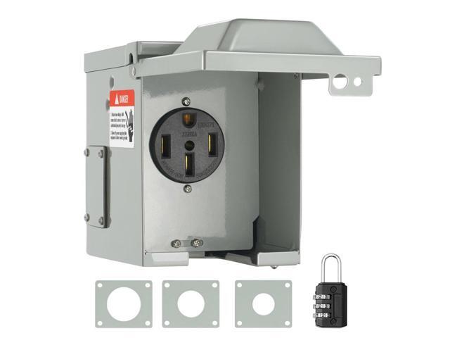 Click here for VEVOR 50 Amp RV Power Outlet Box  125/250 Volt  En... prices