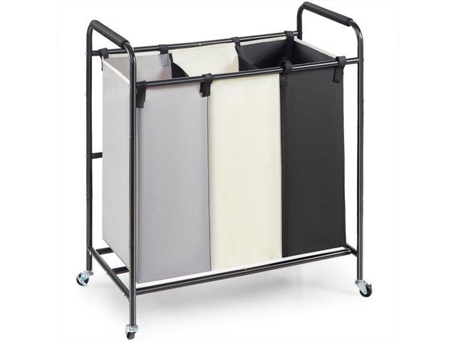 Click here for VEVOR 3-Section Laundry Basket  Heavy Duty Laundry... prices
