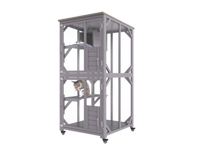 Click here for VEVOR Cat House Outdoor  3-Tier Large Catio  Cat E... prices