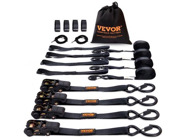 Click here for VEVOR Ratchet Tie Down Straps (4PK)  2200 lb Max B... prices