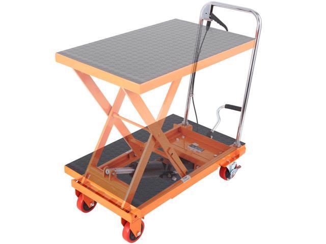 Click here for VEVOR Hydraulic Lift Table Cart  500lbs Capacity 2... prices