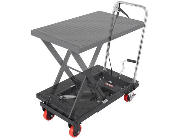 Click here for VEVOR Hydraulic Lift Table Cart  500lbs Capacity 2... prices