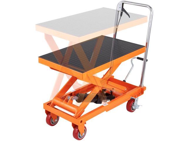 Click here for VEVOR Hydraulic Lift Table Cart  1100lbs Capacity... prices