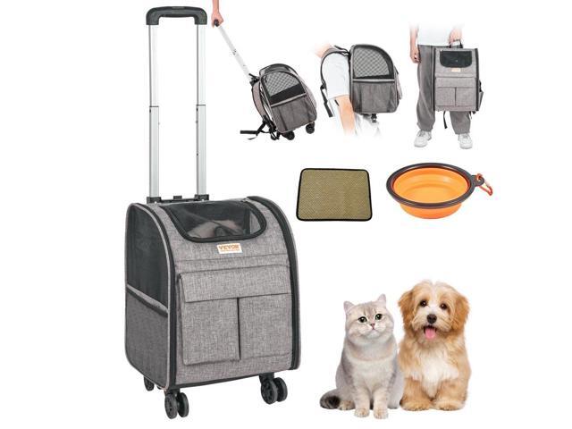 Click here for VEVOR Rolling Pet Carrier Backpack with Removable... prices
