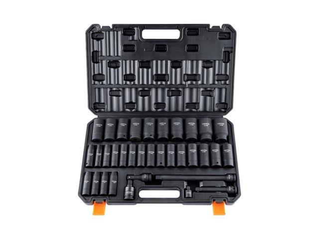 Click here for VEVOR 1/2 Drive Deep Impact Socket Set  34pcs Sock... prices