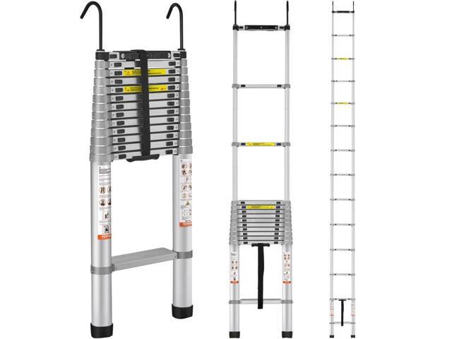 Click here for VEVOR Telescoping Ladder  18.5 FT Aluminum One-but... prices